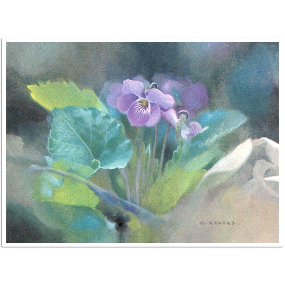 Violet - Art Print by Glen Loates - The Glen Loates Gallery