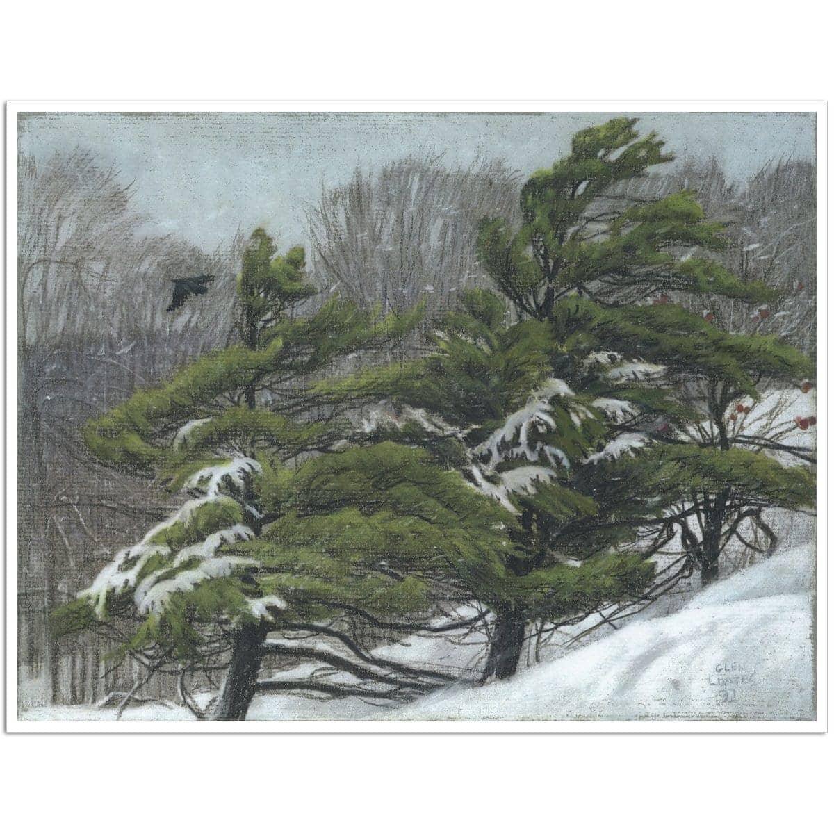 Winter Storm - Art Print by Glen Loates - The Glen Loates Gallery